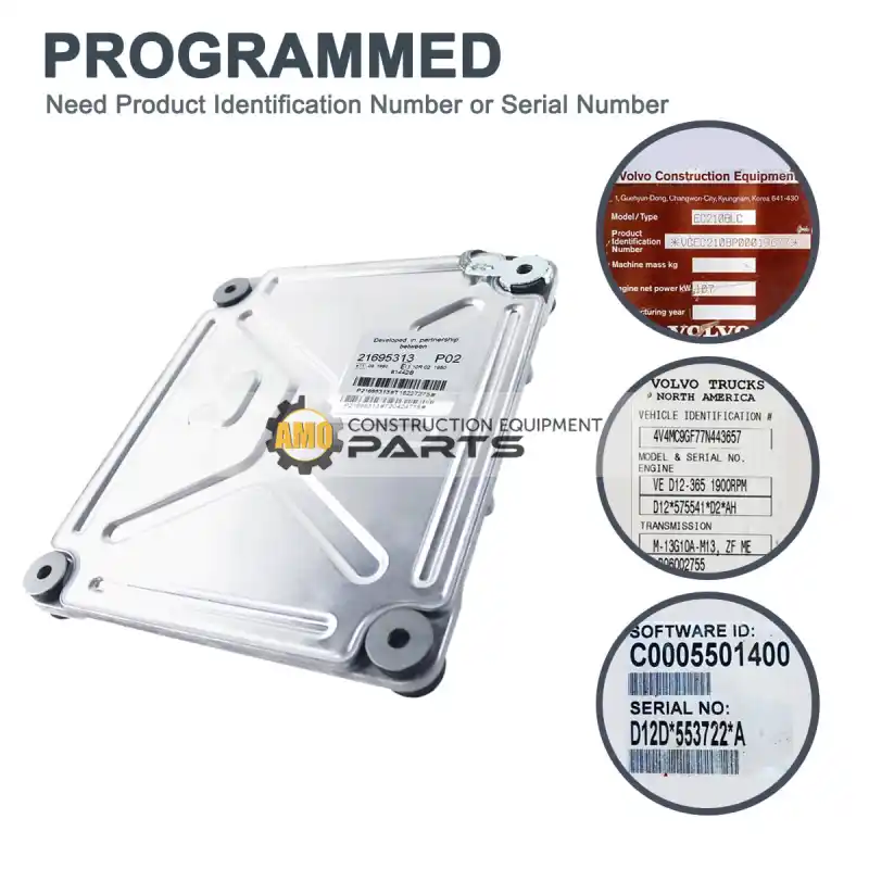 Excavator EC330B EC360B EC460B Control Unit 21695313 for Volvo Engine ...