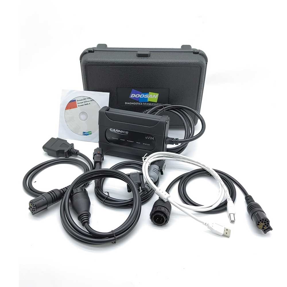 Doosan Excavator Inspection Diagnostic Tool DDT SCR DPF G2 Scan DCU ECU ...