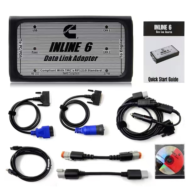 For Cummins Inline 6 Data Link Adapter Heavy Duty Truck Diagnostic Tool ...