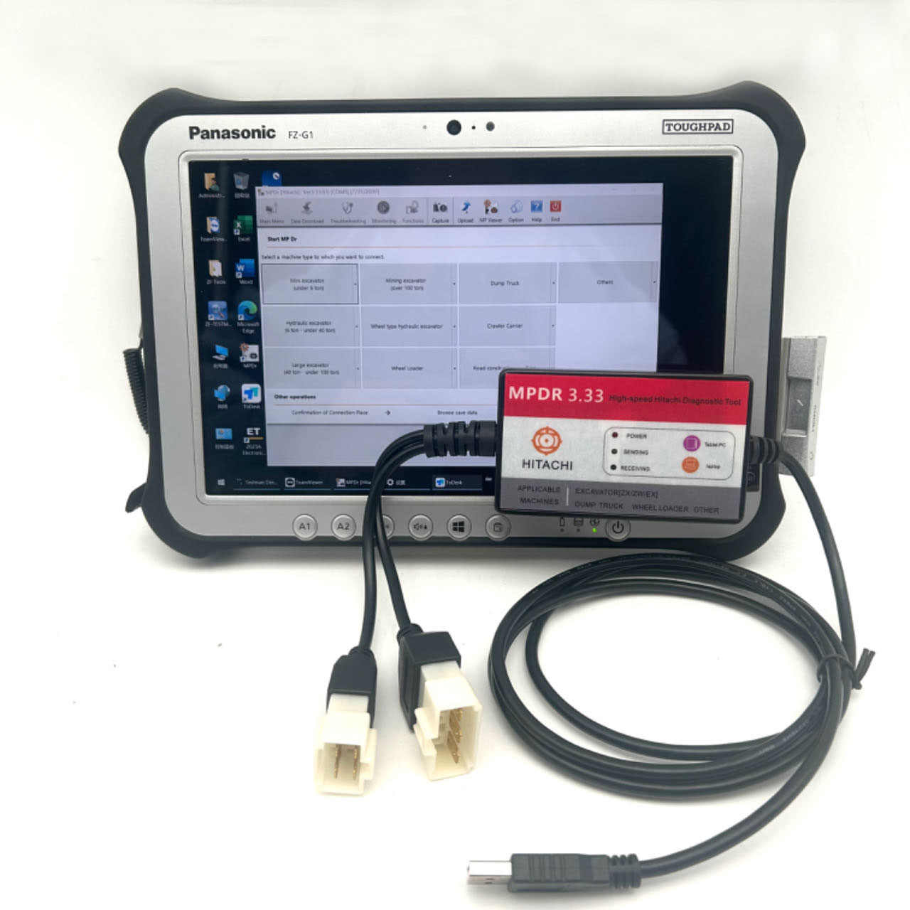 For MPDR 3.33 Software Diagnostic Tool Tester for Hitachi excavator ...