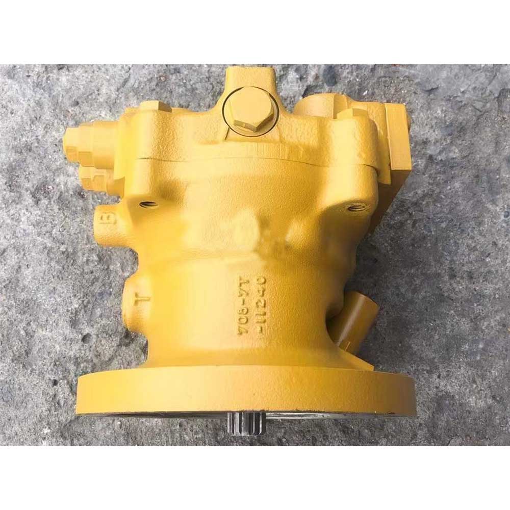 Genuine/OEM PC60-7 swing motor 201-26-00140 PC60 Slewing motor for ...