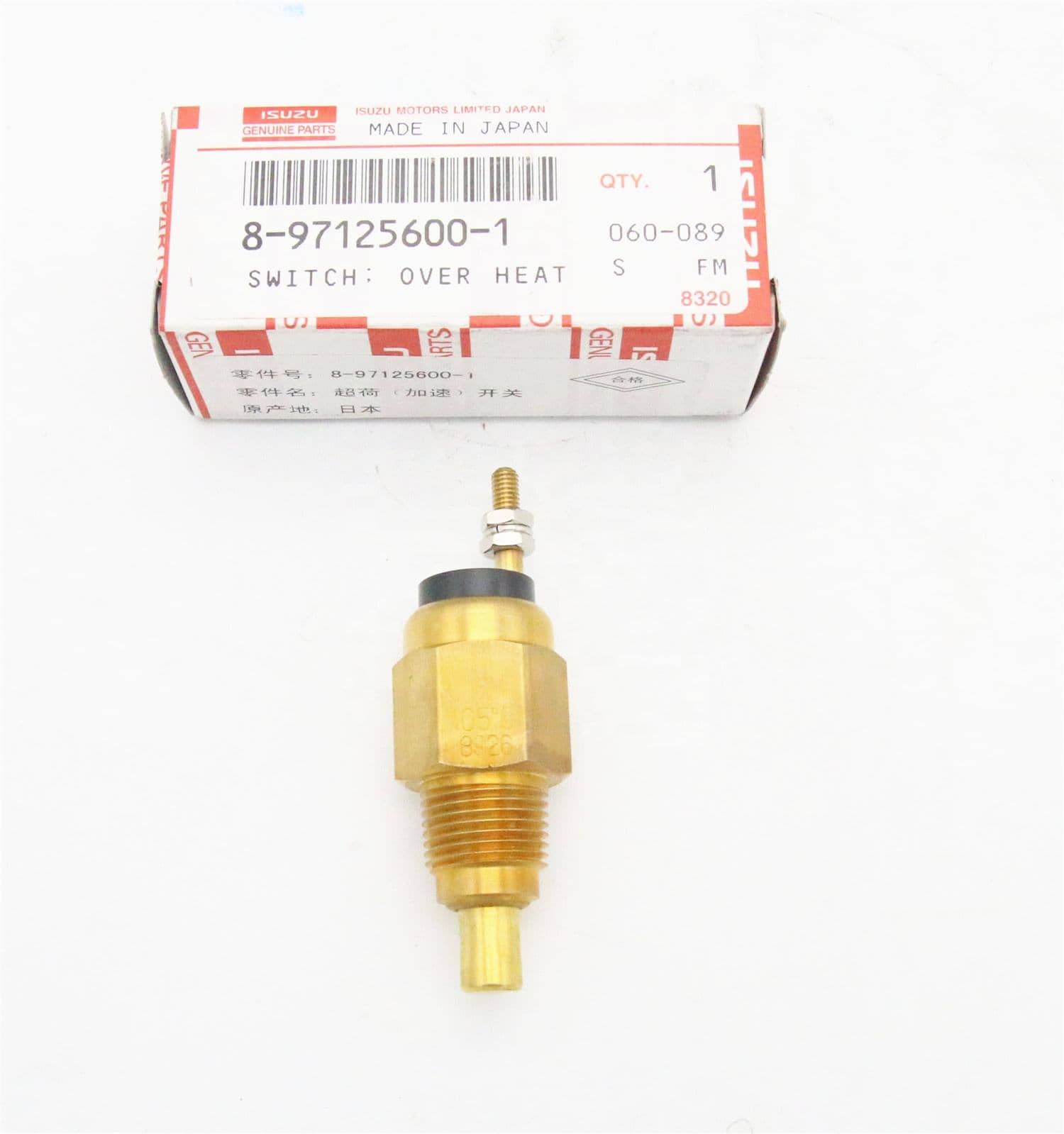 Temperature Sensor 8971256001 for Isuzu Engine 4JJ1 Hitachi Excavator ...