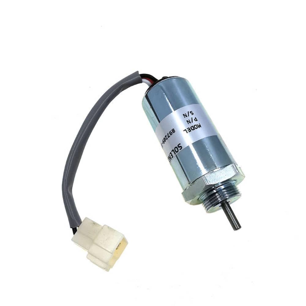 24V Stop Solenoid 8972091152 for Isuzu 4LE2 4LE2X Sumitomo Hitachi MV2-40 EX4U EX40U EX55 EX58 ...