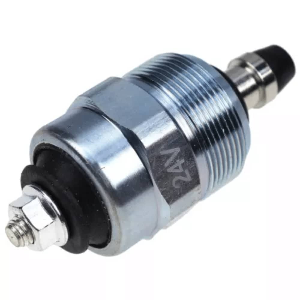 24V Fuel Shut-Off Solenoid Valve 99478110 for New Holland Excavator ...