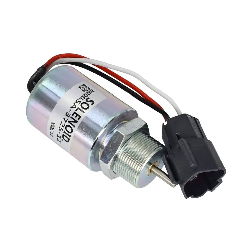 12V Stop Solenoid Valve PJ7415748 for Volvo Excavator EC13 EC15 EC15B ...