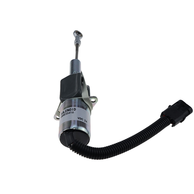 24V Fuel Shut Off Solenoid RE55416 for John Deere Engine 7.6L 6076 6068 ...