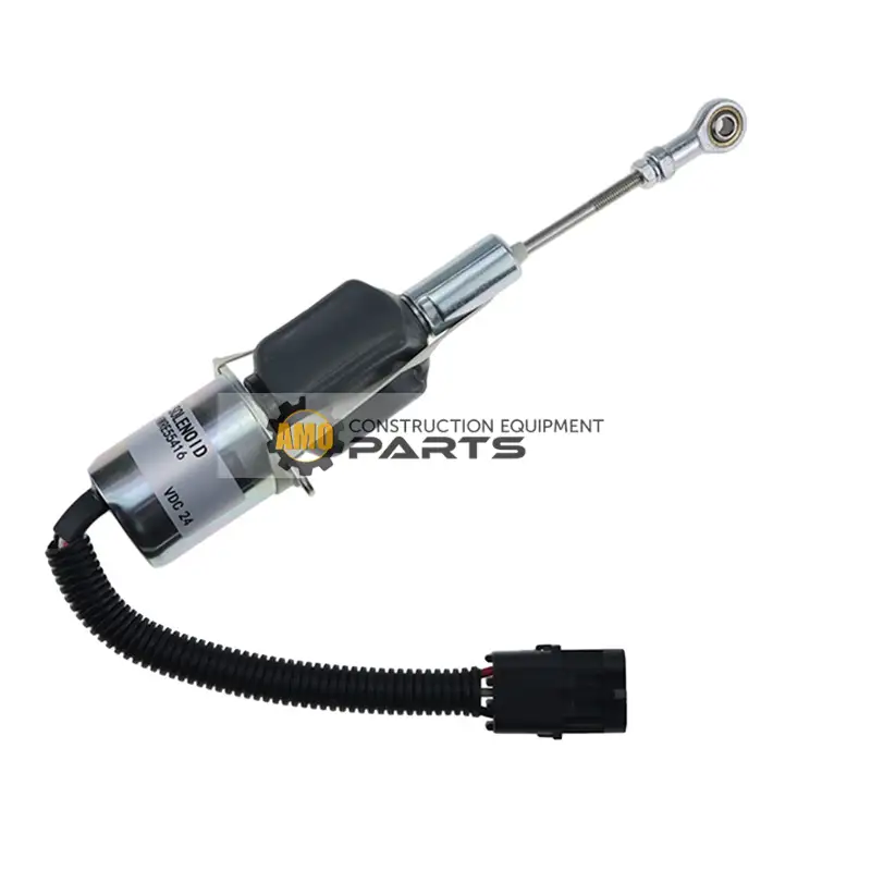 24V Fuel Shut Off Solenoid RE55416 for John Deere Engine 7.6L 6076 6068 ...
