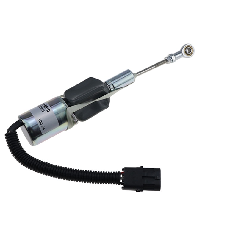 24V Fuel Shut Off Solenoid RE55416 for John Deere Engine 7.6L 6076 6068 ...