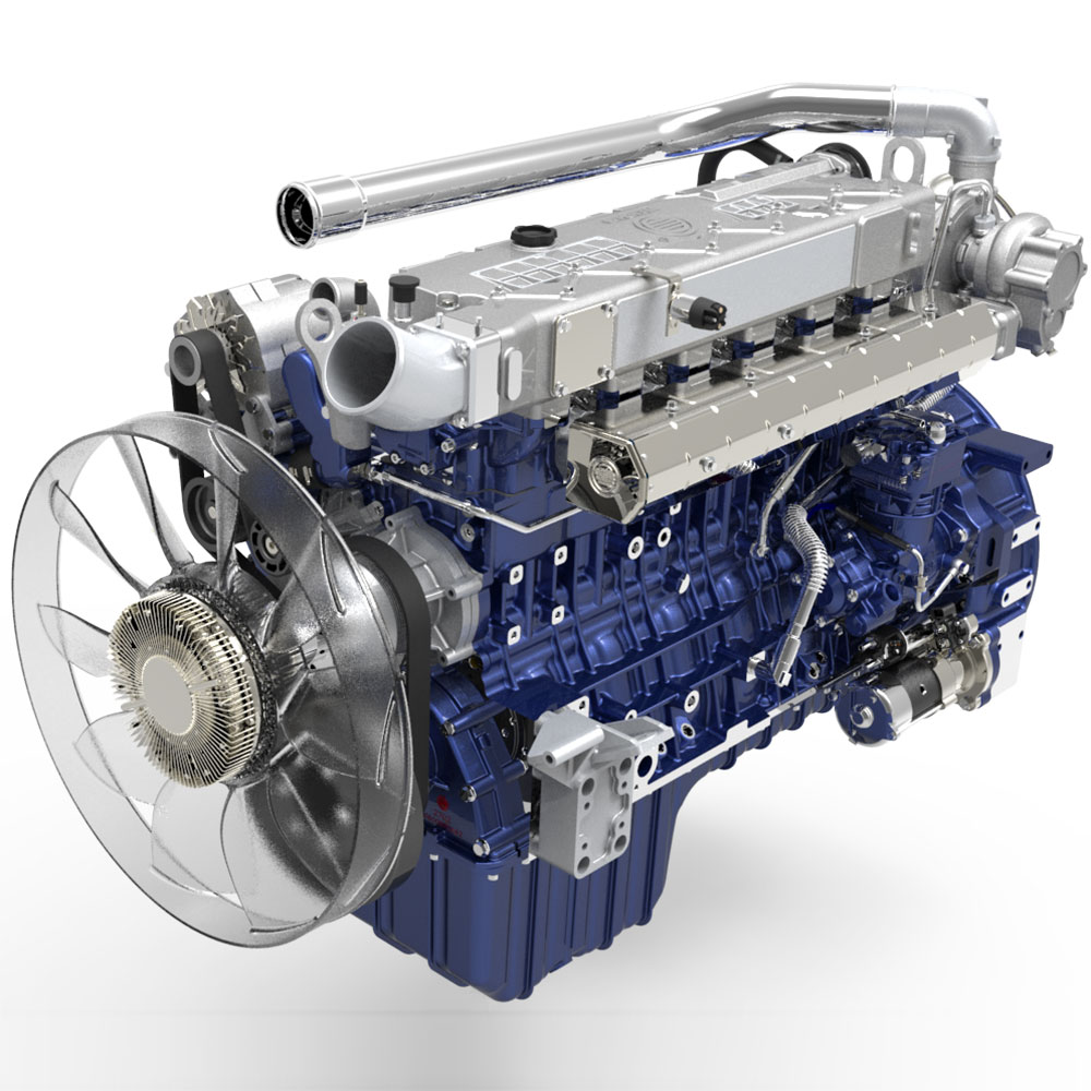 Weichai WP13 Engine Assembly WP13.480E501 Diesel Engine for Shacman ...