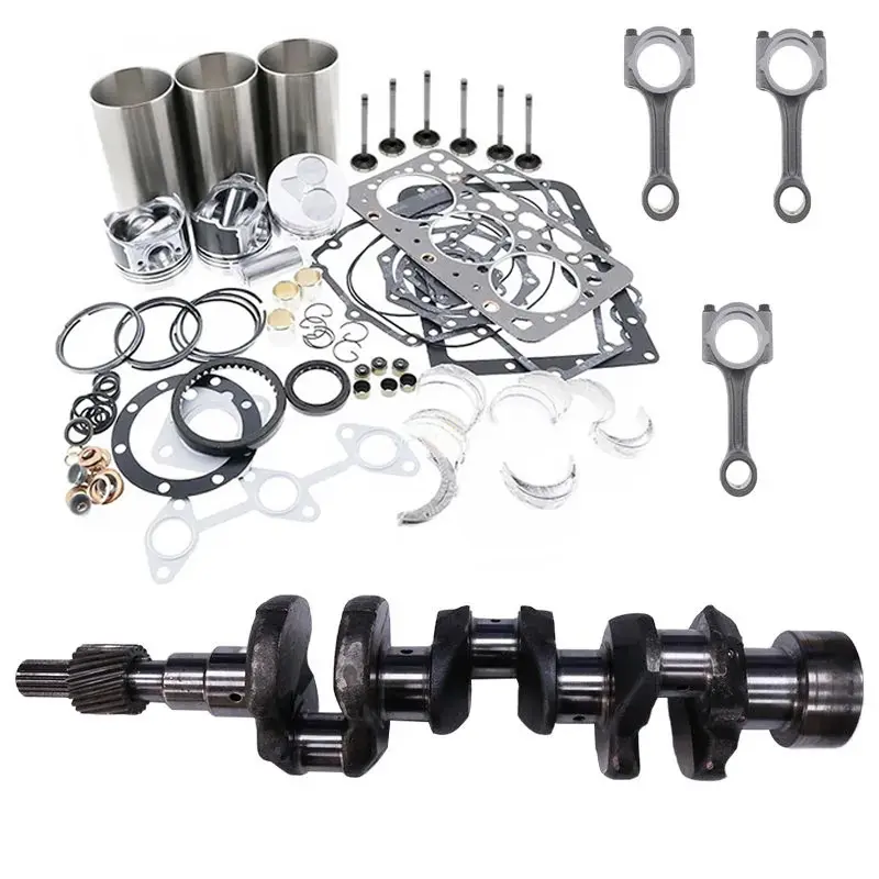 Standard Overhaul Rebuild Kit & Crankshaft & Connecting Rod for Kubota ...